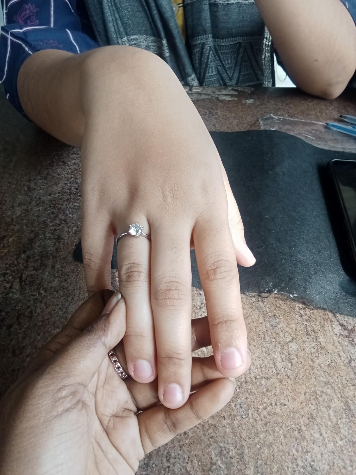 MEENAZ Couple Finger Ring Combo for women girls Men Boys girlfriend ...