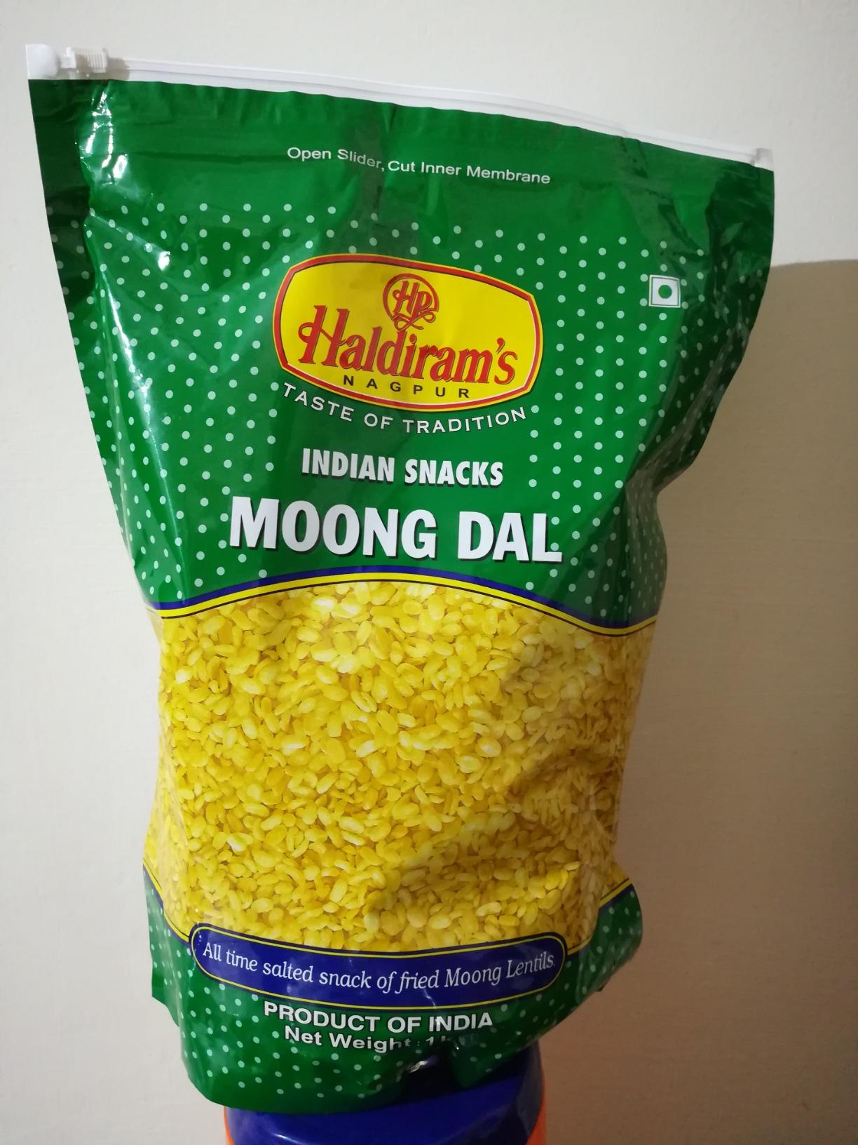 Haldiram's Moong Dal | Crispy Moong Dal coated with Salt | Not Spiced ...