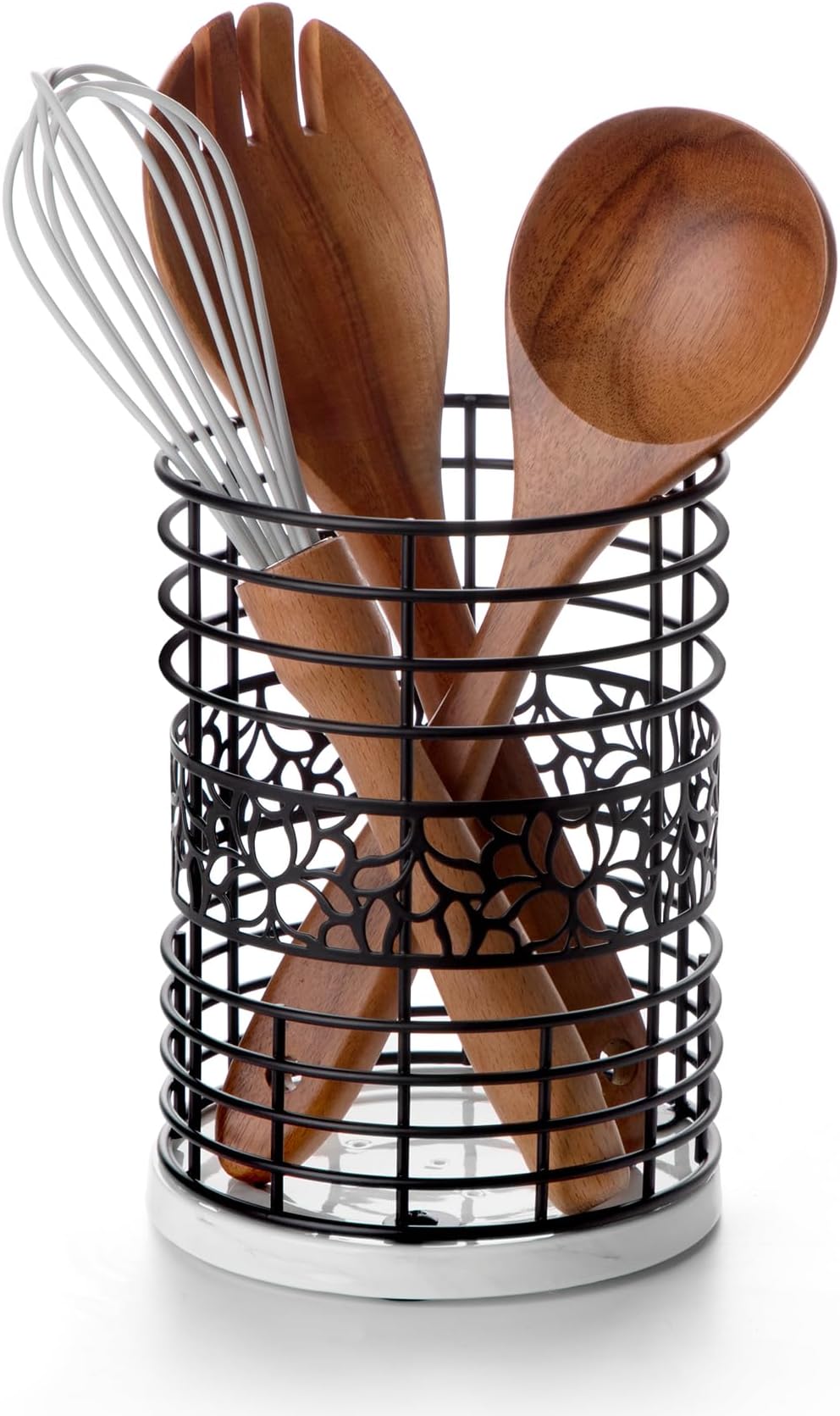 Amazon.com: Jeasor Square Kitchen Utensil Holder, Sturdy Metal Rack for ...