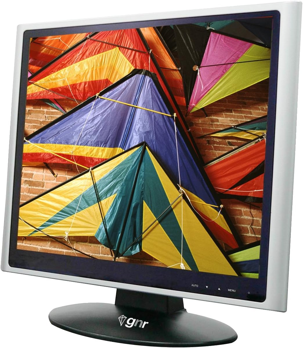 GNR TG704D-G1 17" 5ms Multimedia DVI Hard Glass LCD Monitor - Black ...