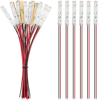 YIXISI 15 PCS 50mm Prewired Strip LED, 2335 SMD LED Light, 12V - 18V ...