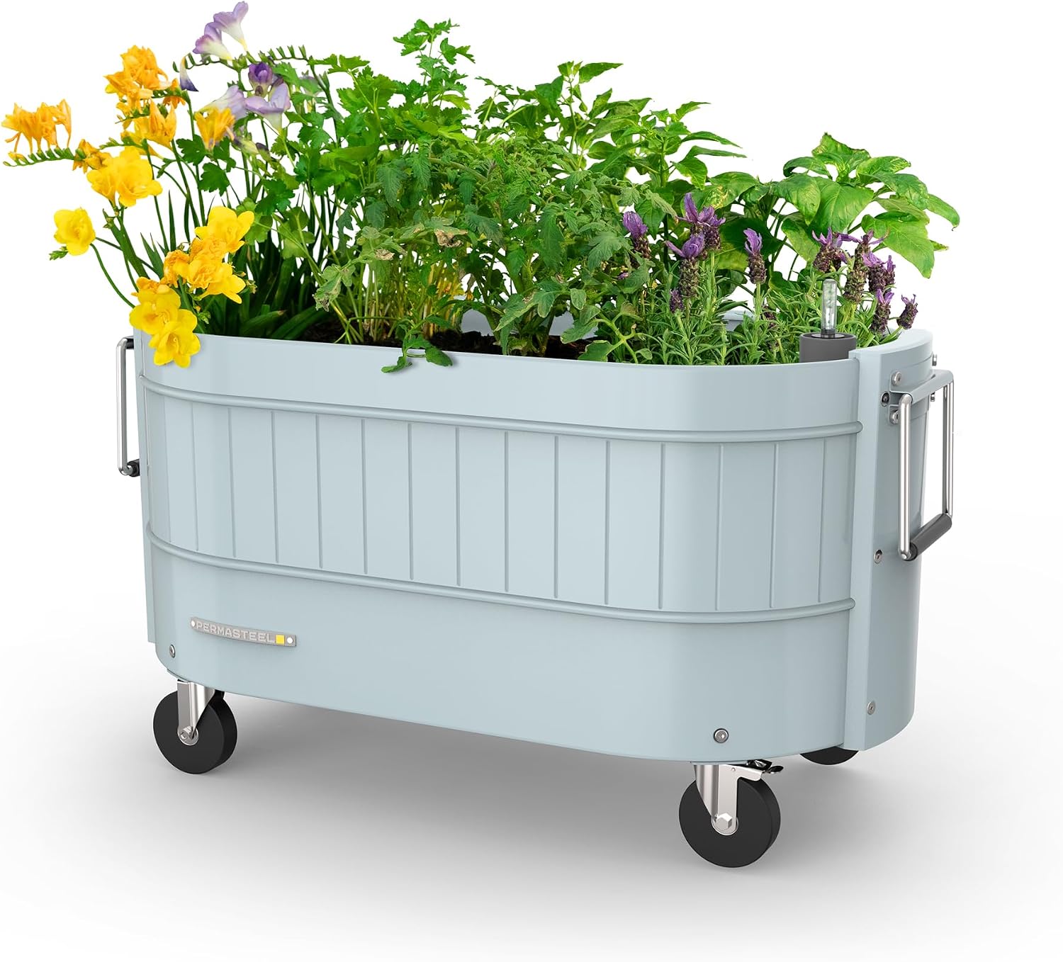 Amazon.com: Permasteel Self-Watering Garden Bed, Rolling Planter for ...