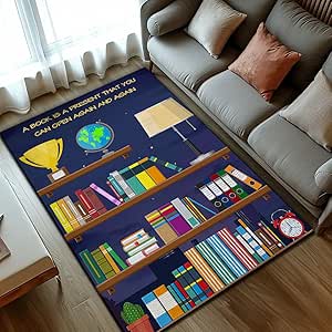Amazon.com: Classroom Library Rug, Reading Rug for Classroom Library ...