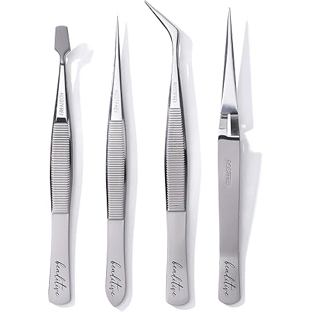 Amazon.com: Beaditive Professional Stainless-Steel Precision Tweezer ...
