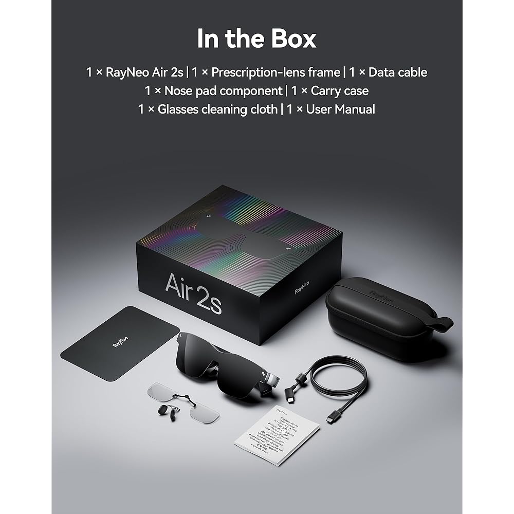 RAYNEO Air 2s AR/XR Glasses - 4 Speakers, 201 120Hz Philippines | Ubuy