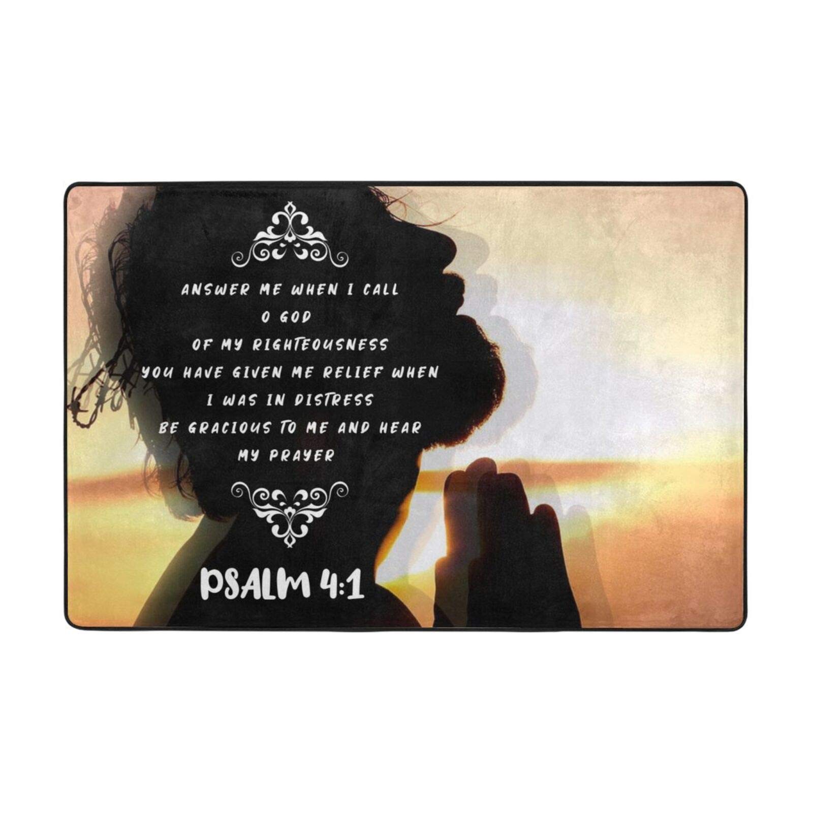 Buy Christian Prayer Kneeler, Portable Bible Verse Prayer Mat in ...