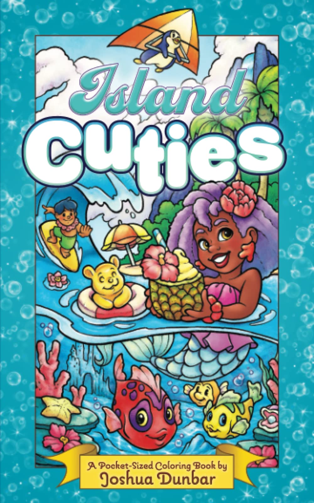 Amazon.com: Island Cuties: Pocket Size 5"x8" Coloring Book featuring 30 ...