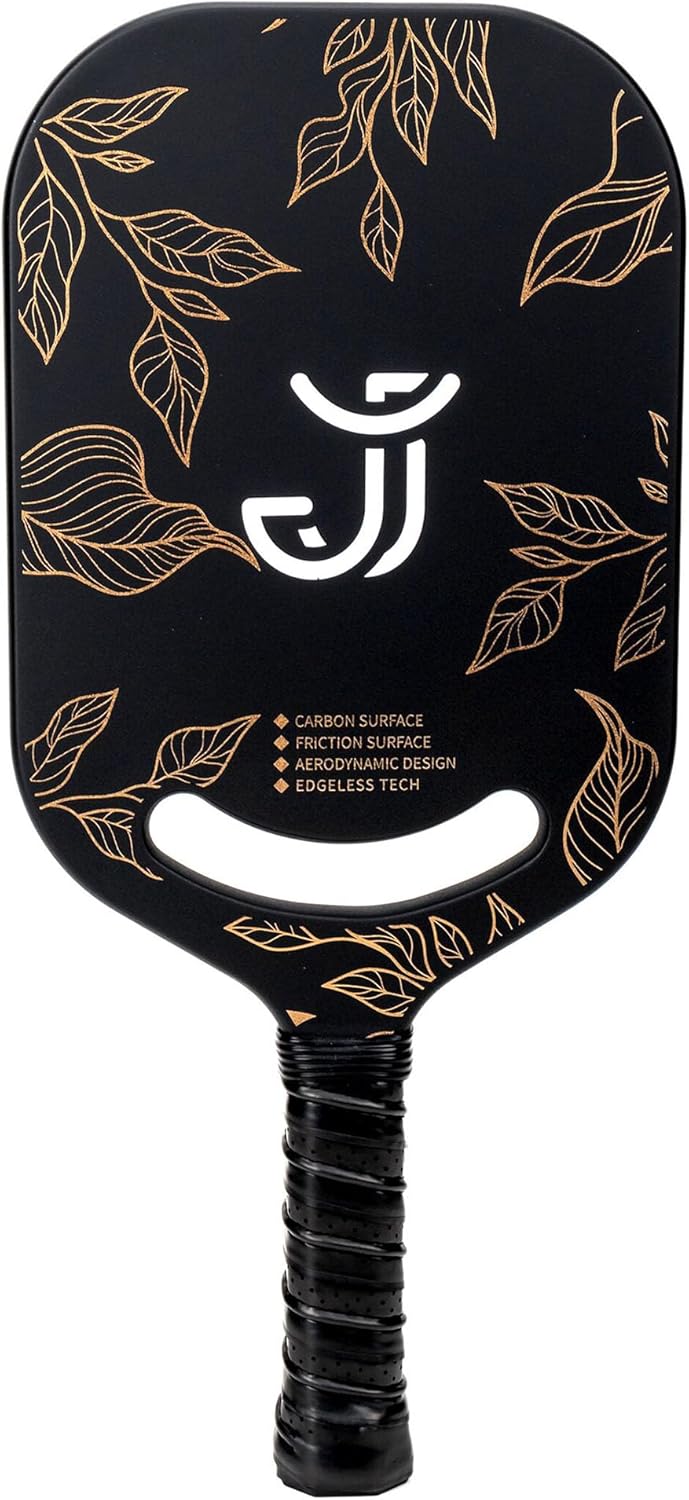 Carbon Fiber Edgeless Pickleball Paddle - 14MM T700 Raw Carbon Fiber ...