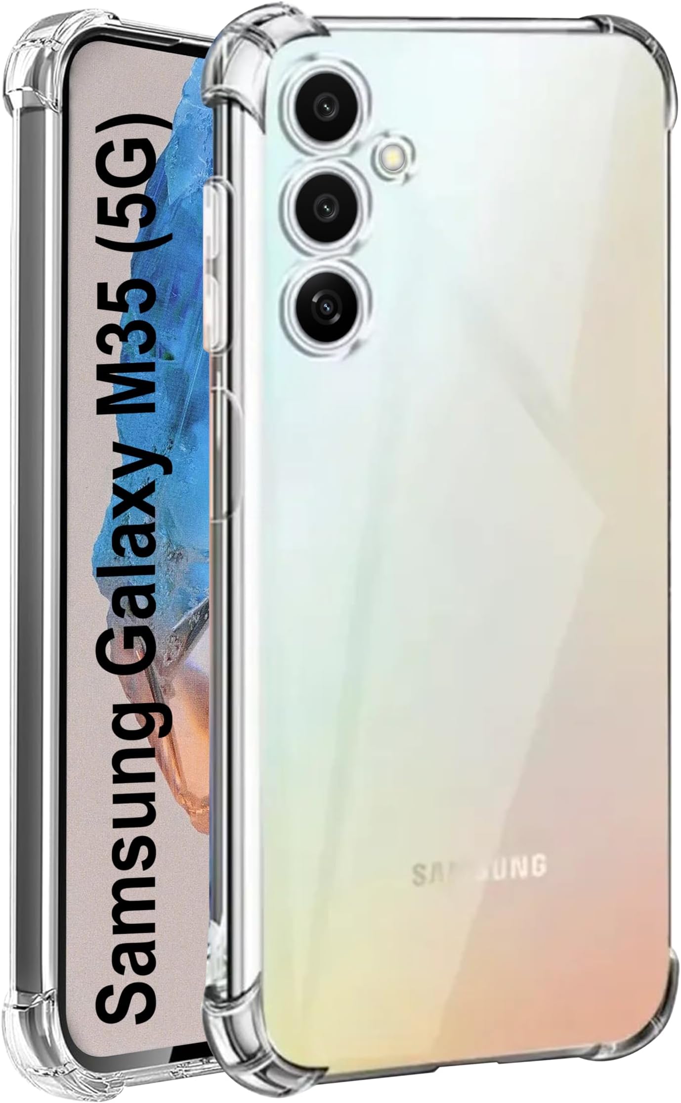 CEDO Samsung Galaxy M35 (5G) Bumper Case | Soft Jel Flexible Thin Full ...