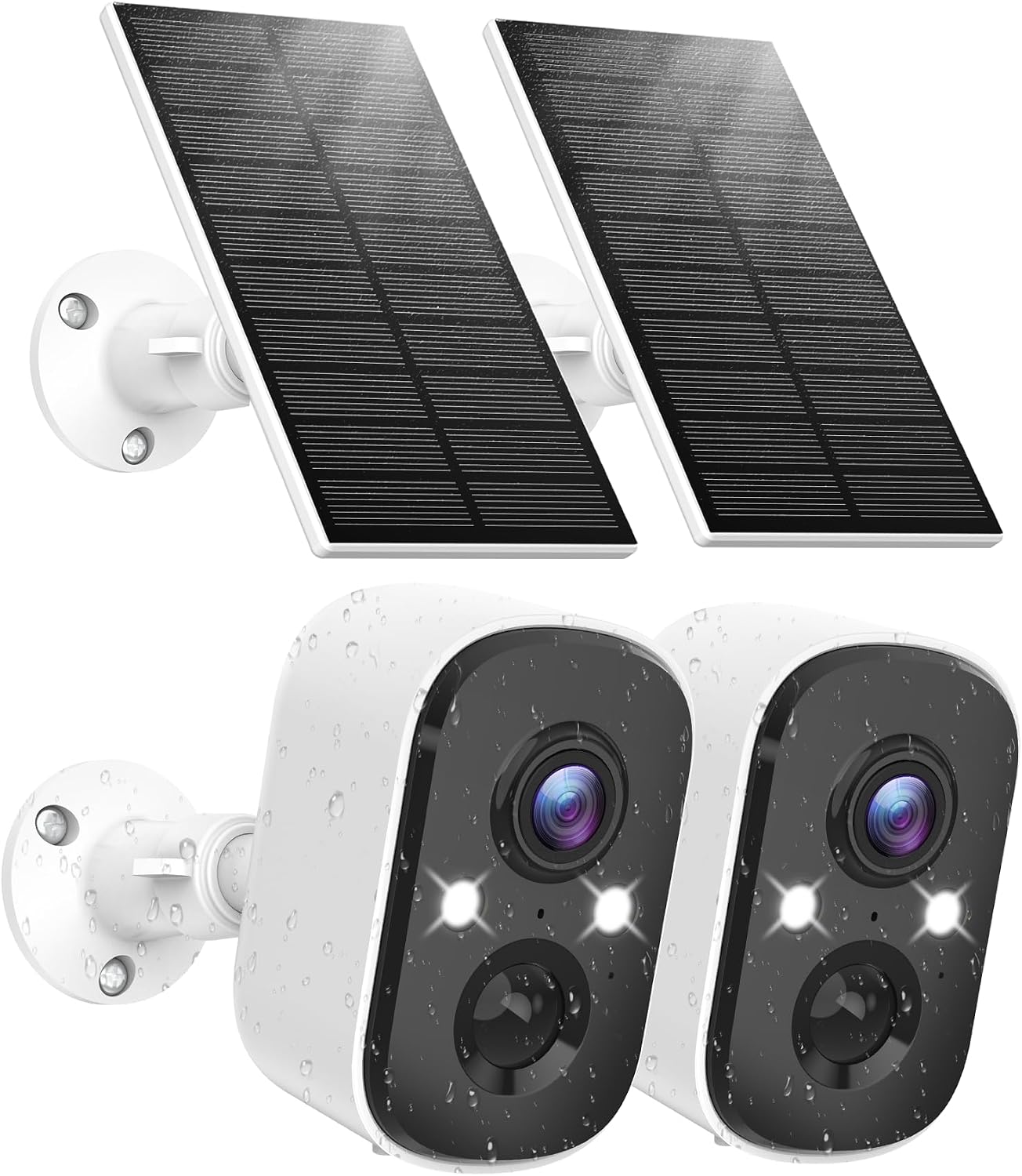 Amazon.com: MISECU 2K Security Cameras Wireless Outdoor, Solar Outdoor ...