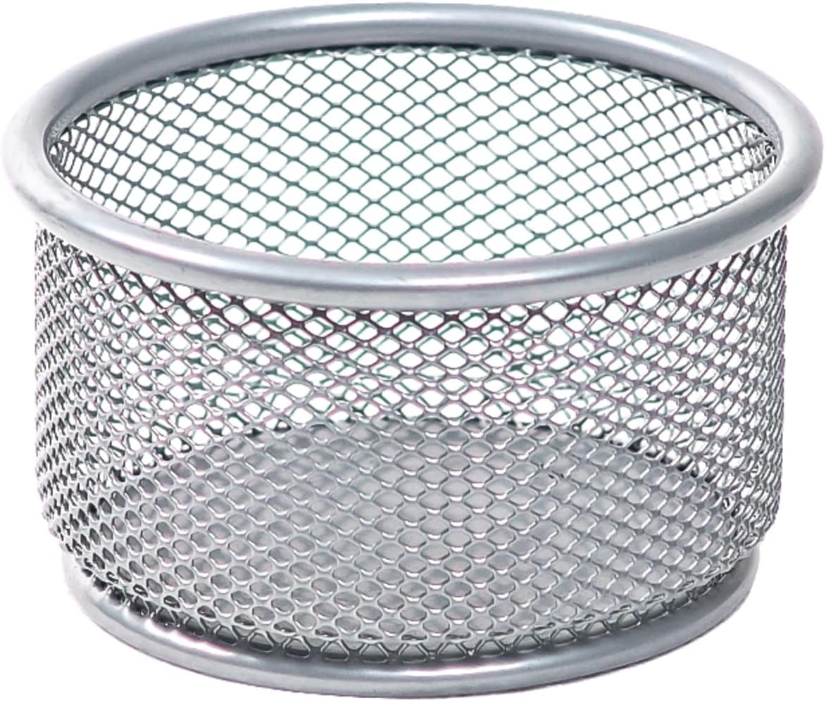 Amazon.com : Office Depot® Brand Mesh Paper Clip Holder, Silver ...