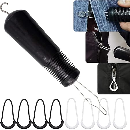Amazon.com: Button Hook and Zipper Pull One Hand Buttons aids Button ...