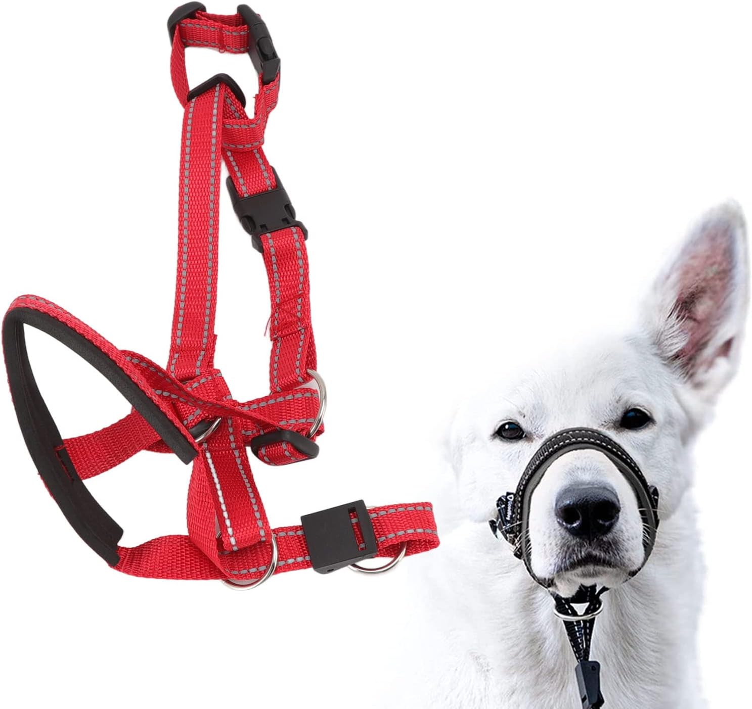 Amazon.com : Atyhao Dog Collar Dog Halter Collars Headcollars with ...