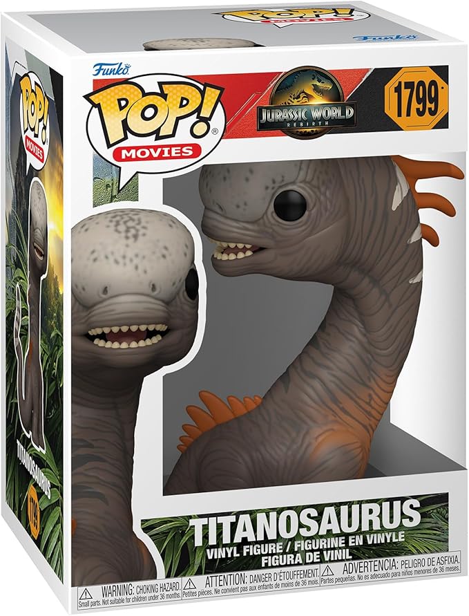 Amazon.com: Funko Pop! Movies: Jurassic World: Rebirth - Titanosaurus ...