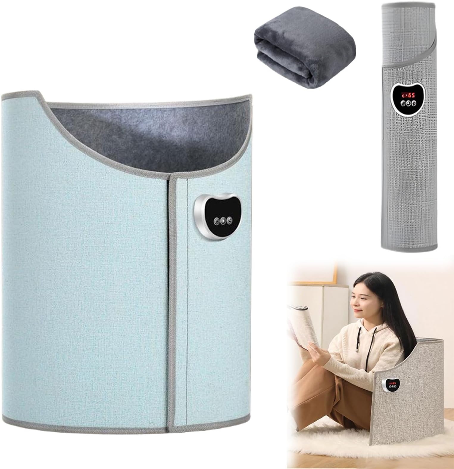 Amazon.com: Foldable Under Desk Leg and Foot Warmer, Space Heater Under ...