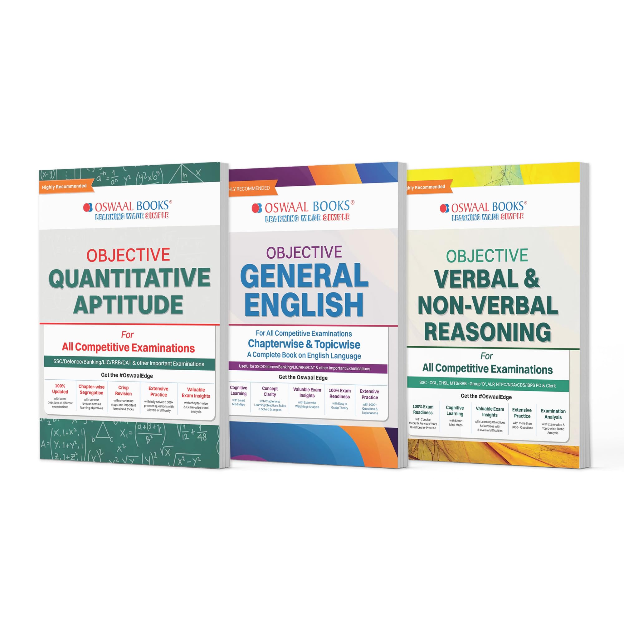 Oswaal Objective General English | Quantitative Aptitude | Verbal And ...