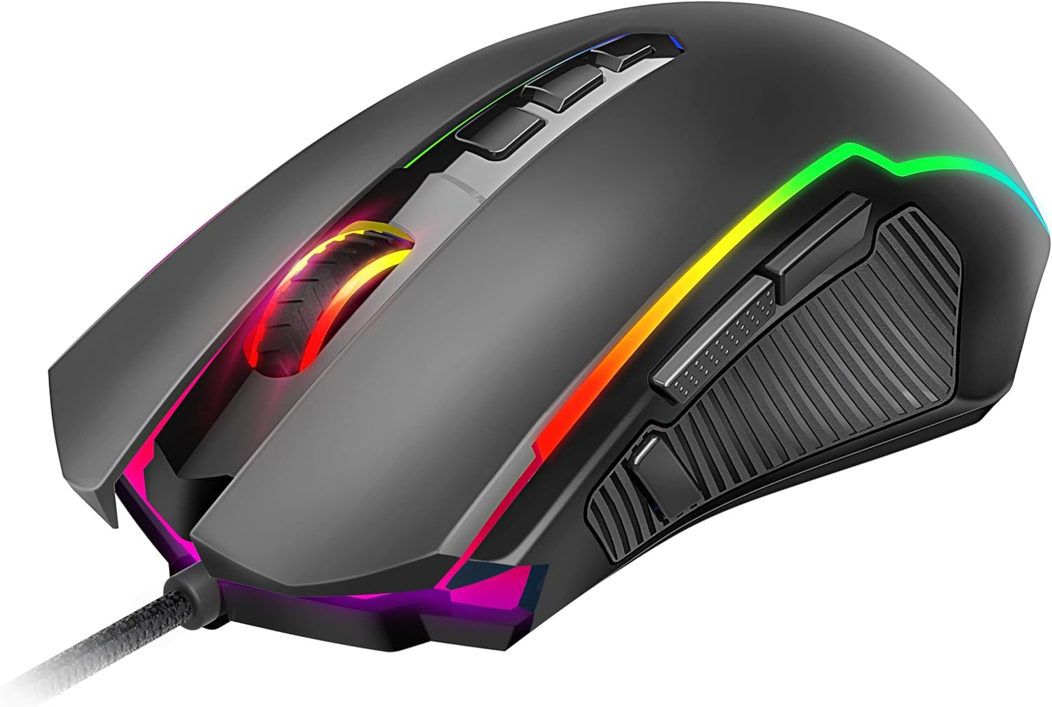 Amazon.com: Redragon Wired Gaming Mouse with RGB Backlit, 8000 DPI ...