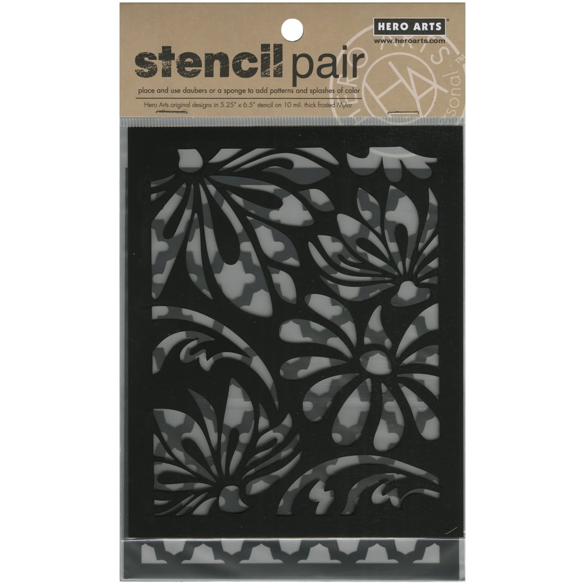 Amazon.com: Hero Arts Stencils 6.25x5.25 2/Pkg-Petals