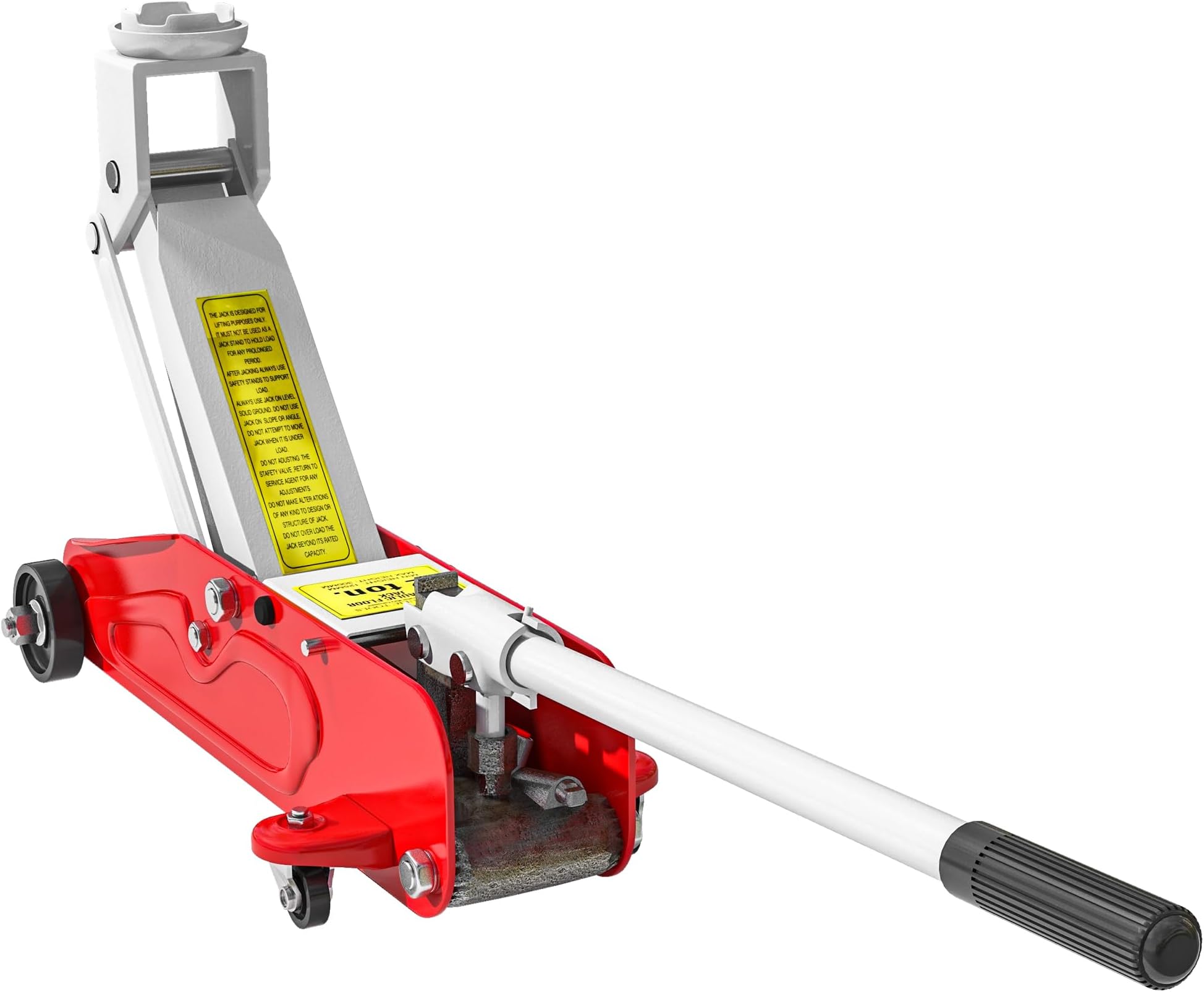 HOMCOM Hydraulic Car Jack, Low Profile Trolley Jack, 2 Ton Heavy Duty ...