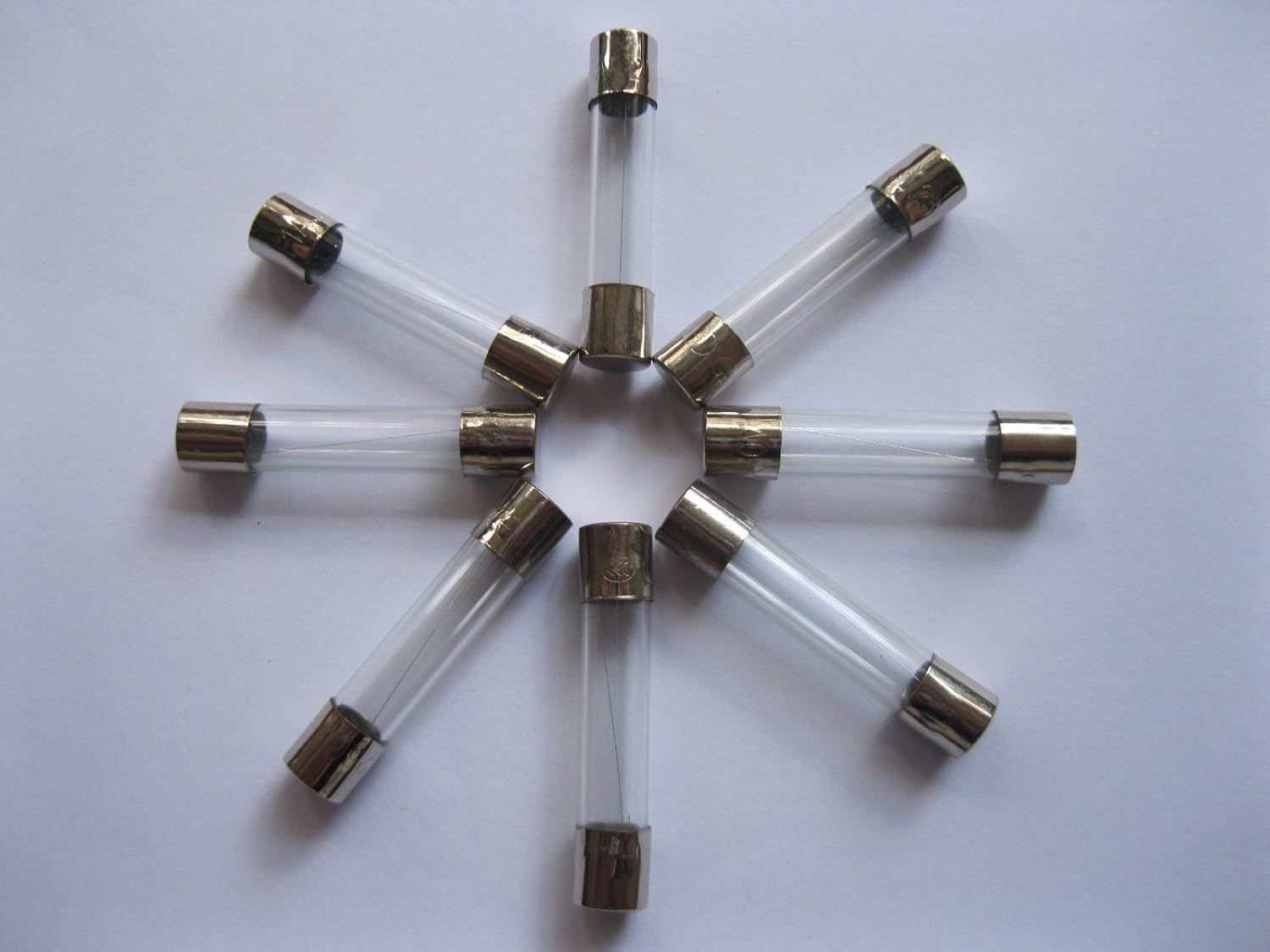 100 Pcs Glass Fuses 3A 250V 6mm x 30mm Fast Blow Skywalking - Cartridge ...