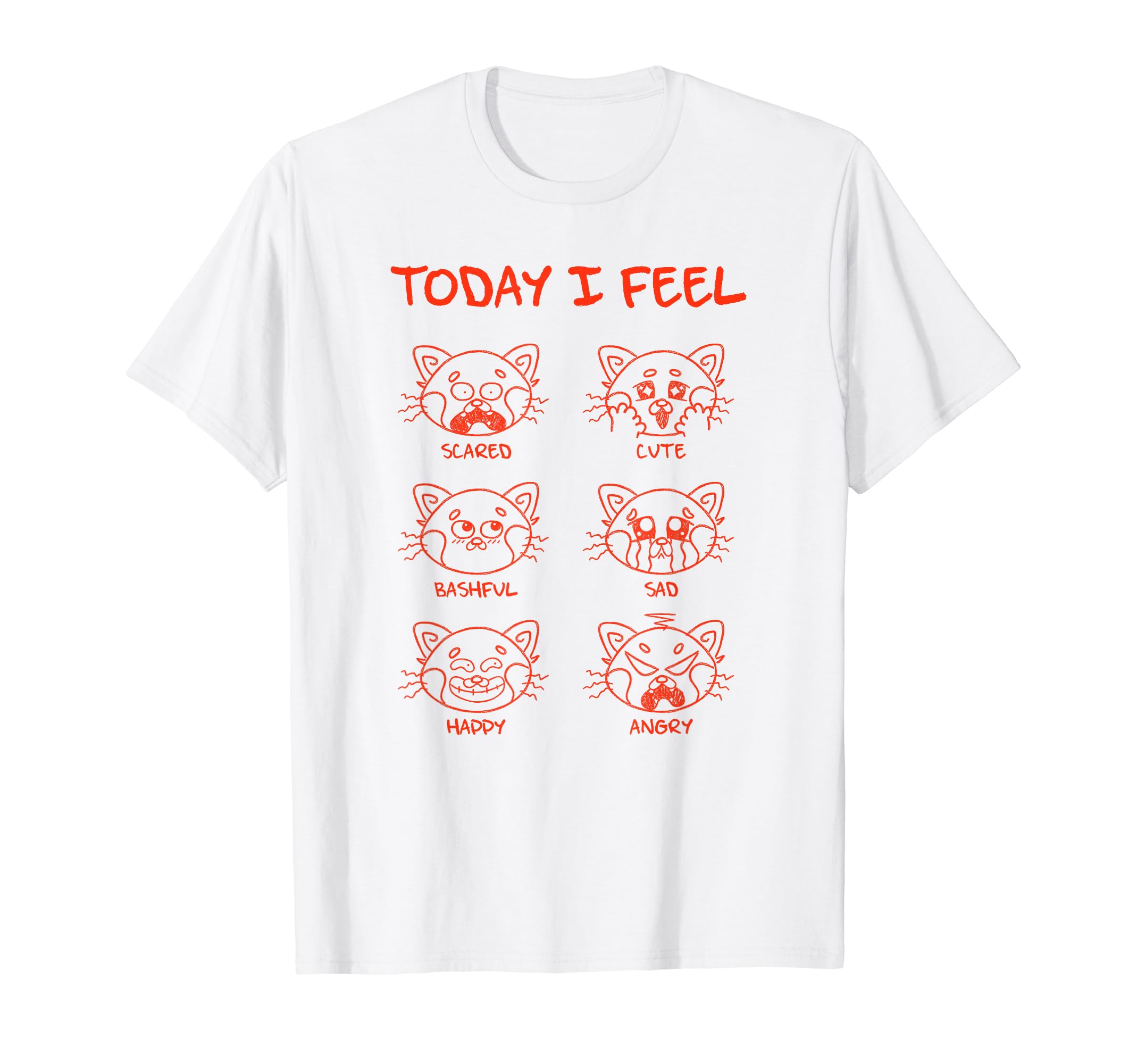 Amazon.com: Disney Pixar Turning Red Expressions of Mei T-Shirt ...