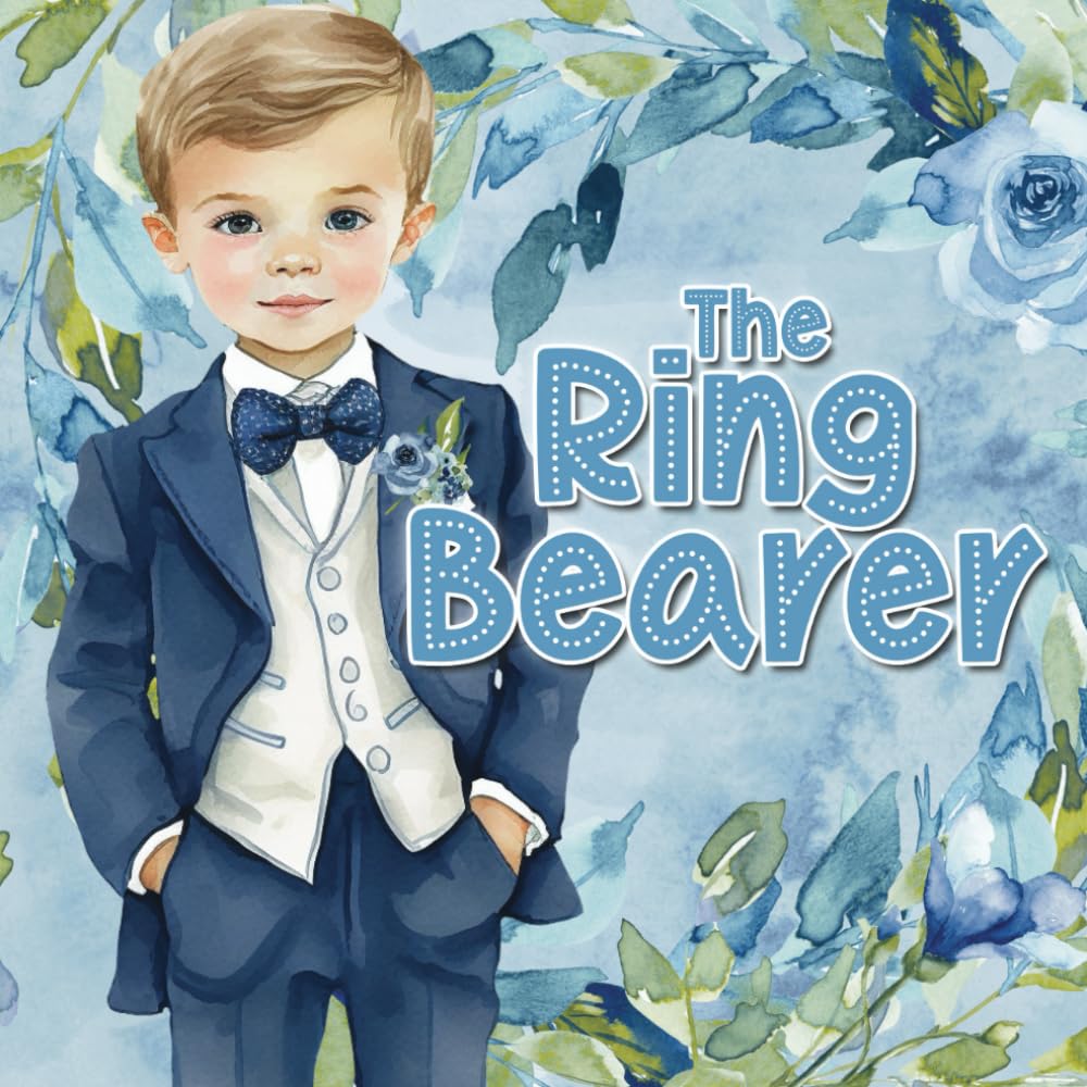 The Ring Bearer: Wedding Ring Bearer Book for Little Boys and Toddlers ...