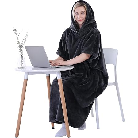 Amazon.com: Waitu Wearable Blanket Sweatshirt for Women and Men, Super ...