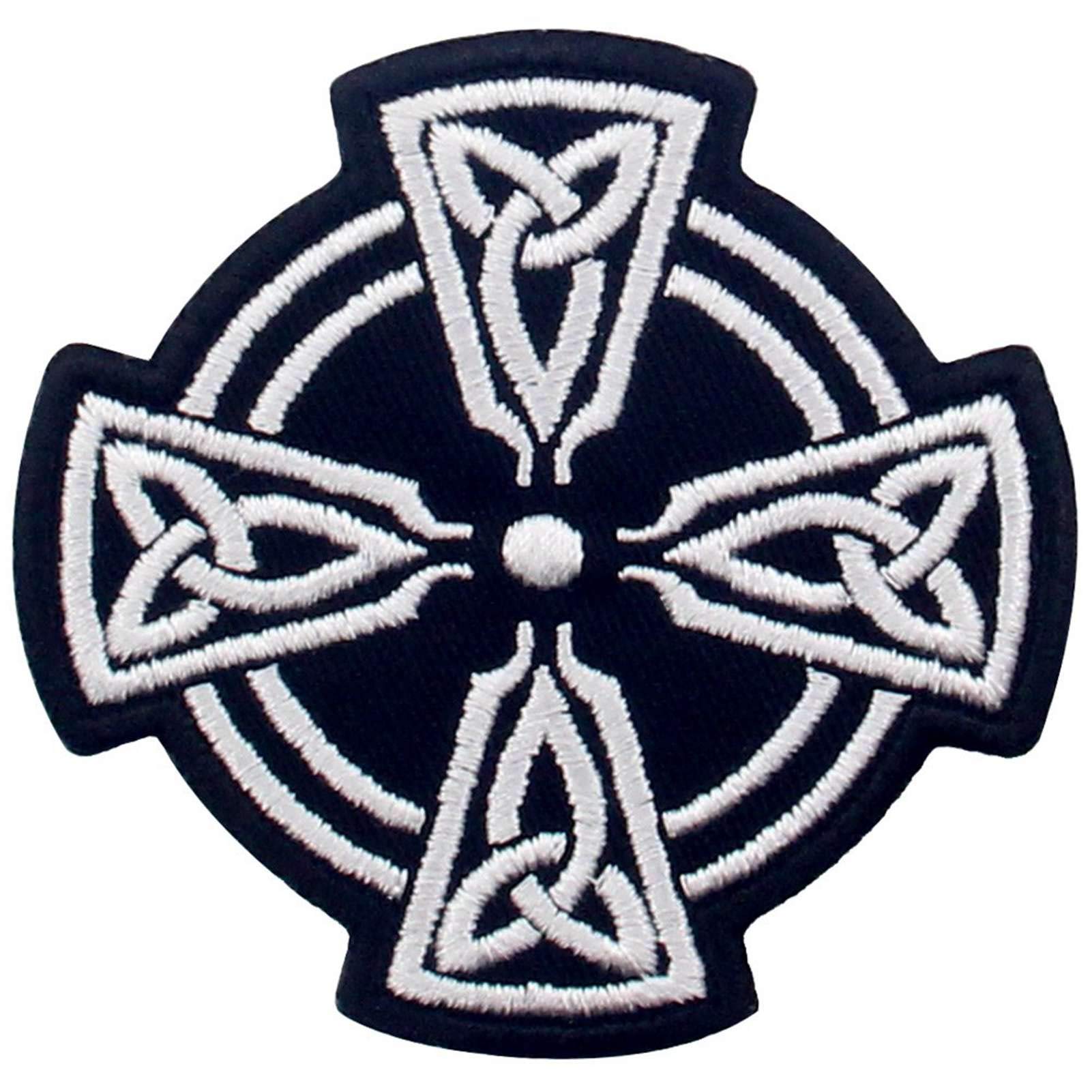 Amazon.com: Celtic Cross Circle Patch Embroidered Applique Iron On Sew ...