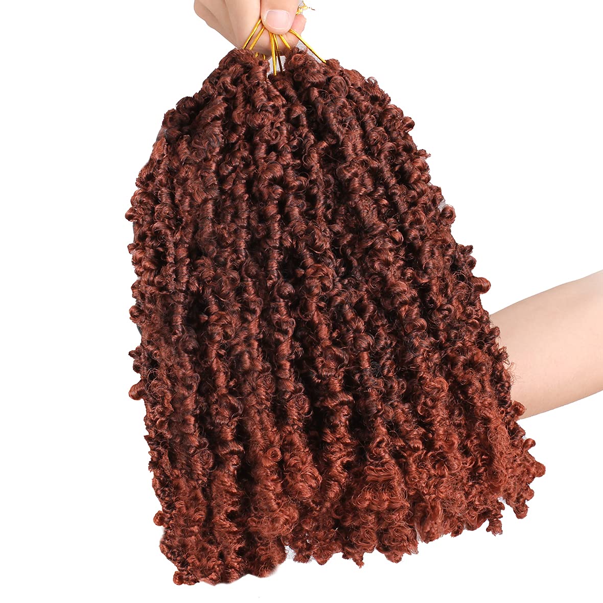Snapklik.com : Butterfly Locs Crochet Hair 6 Packs Copper Red Bob ...