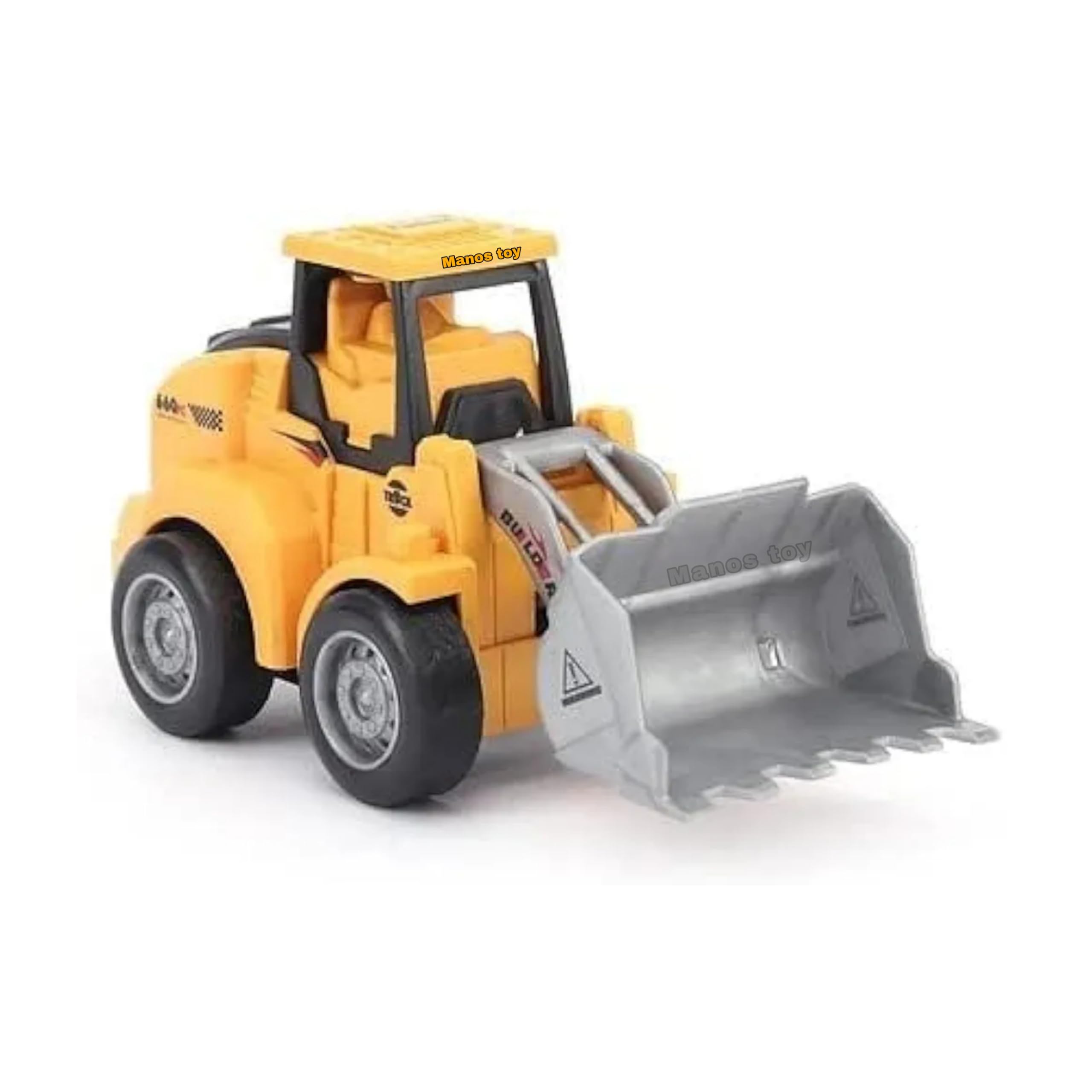 Manos Plastic Construction Realistic Engineer Vehicle Pushdozer ...