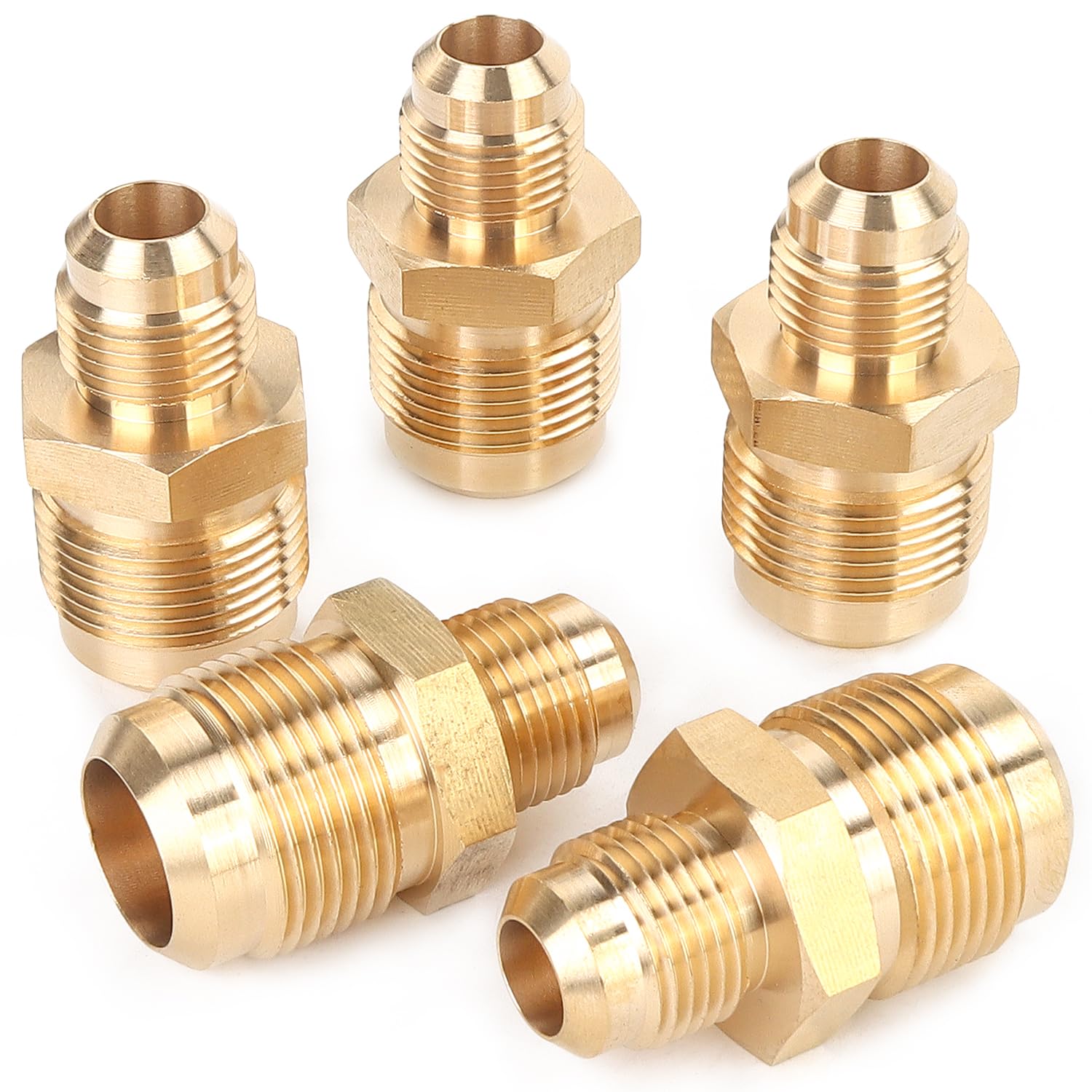 1/4 Flare Cap LTWFITTING Brass Flare 1/4 Inch OD X 3/8 Inch Female NPT ...