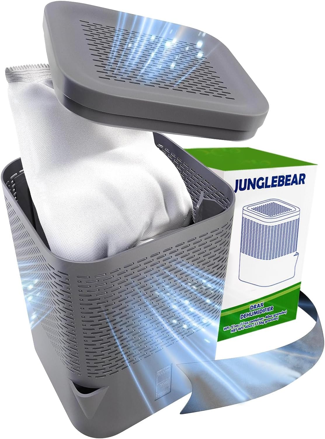 Amazon.com - BTKAKAN Reusable Moisture Absorbers, Moisture Absorbers ...