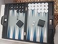 Amazon.com: 19-inch Premium Backgammon Set - Large Size - Black with ...
