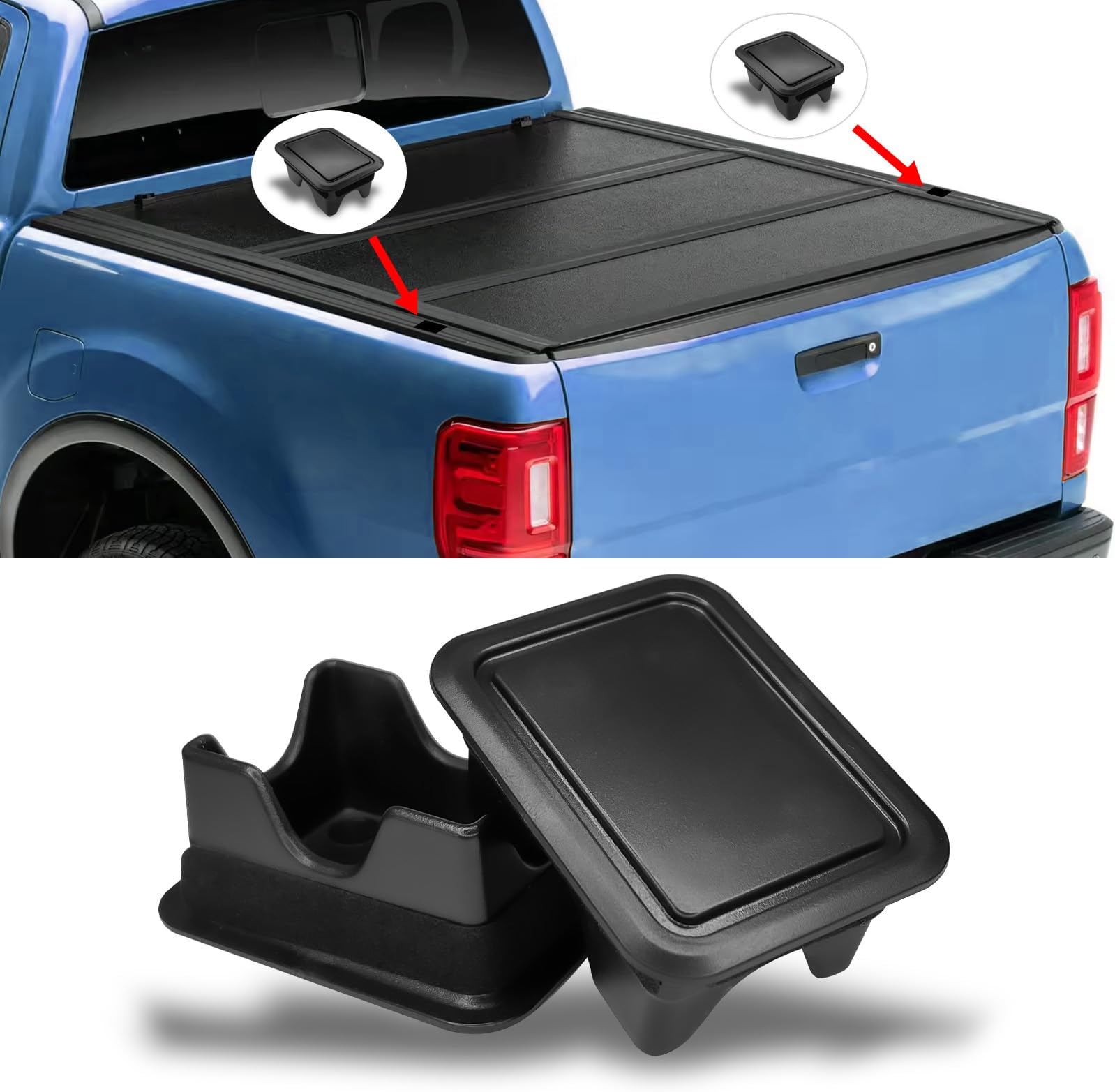 Ram 2019-2021 Bed Accessories Truck Bed Rail Stake Pocket Covers Caps ...