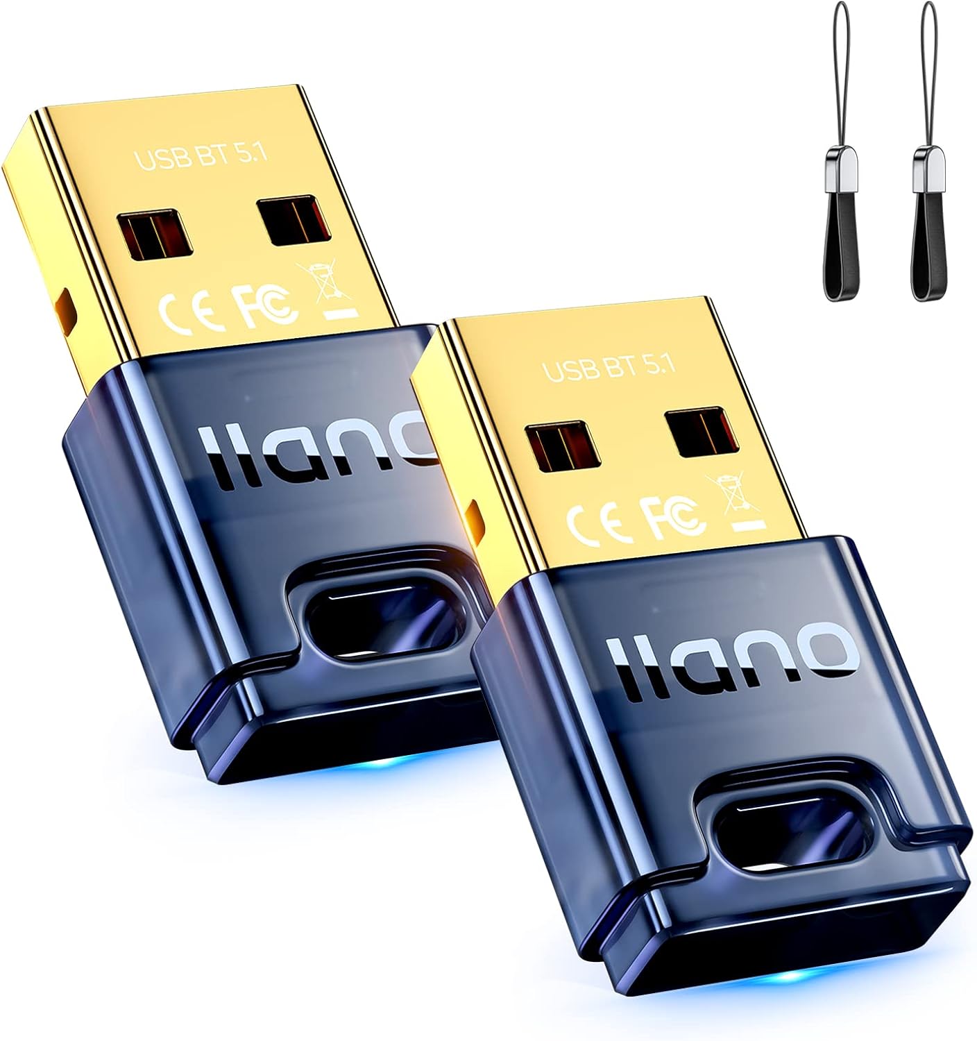 Amazon.com: USB Bluetooth Adapter for PC 5.3 : [Windows 11/10/8.1 ...