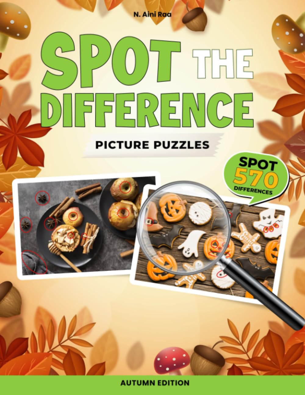 Amazon.com: Spot the Difference: Picture Puzzles: Autumn Edition ...