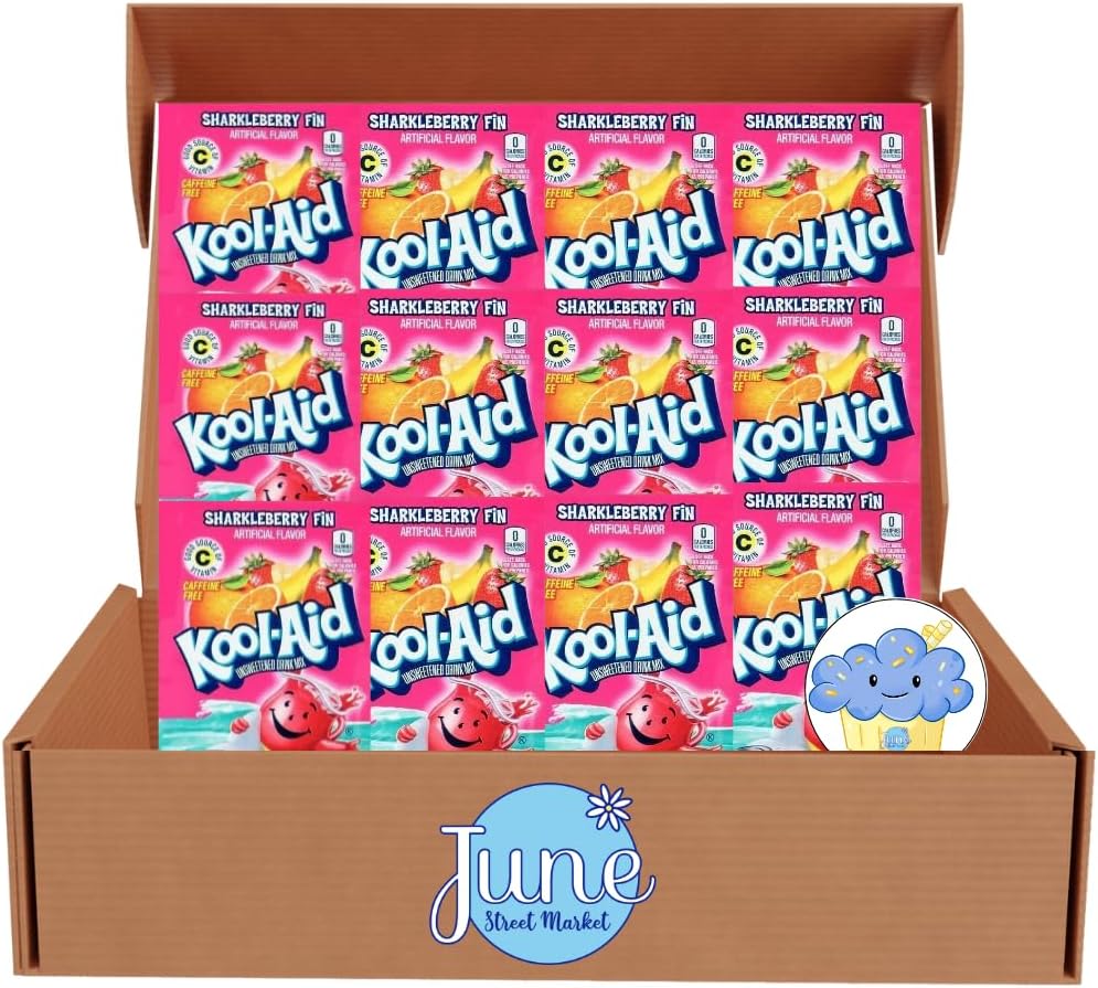 Amazon.com : Kool Aid Lemonade Drink Mix (96 Packets) : Powdered Soft ...