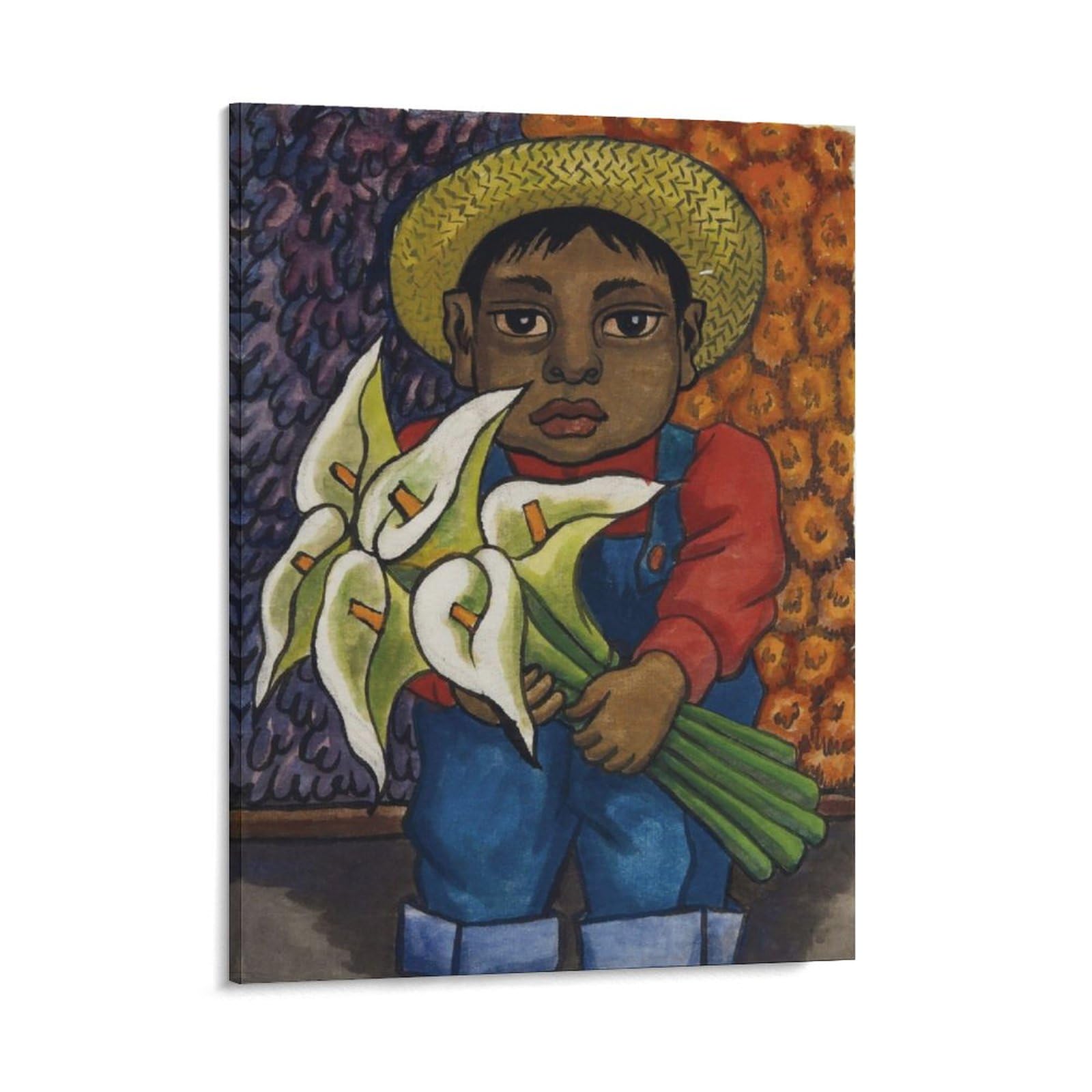 Diego Rivera Flower Paintings