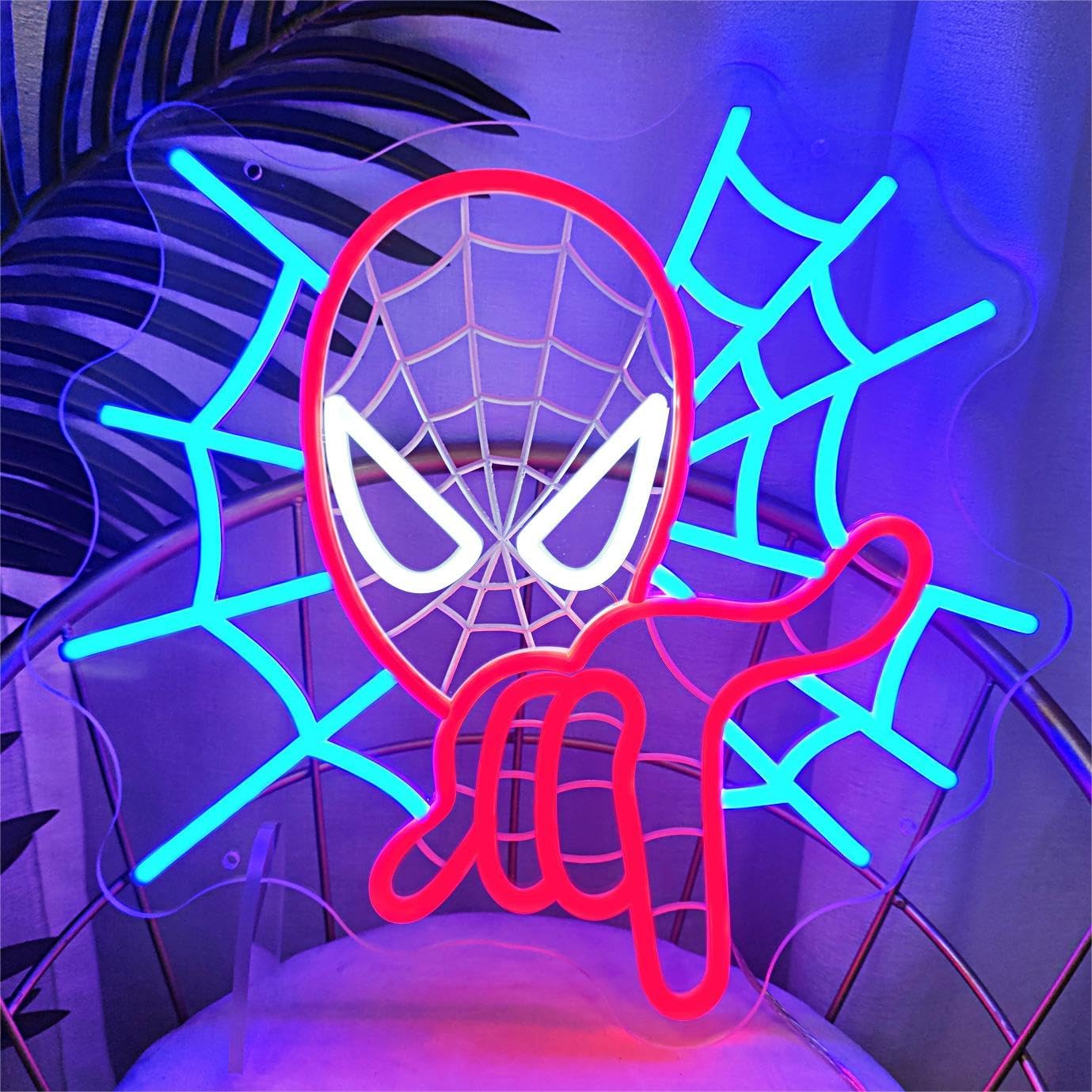 Amazon.com: Spider man Neon Sign for Wall Decor,Spiderman Neon Sign ...