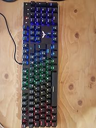 havit Wired Mechanical Gaming Keyboard and RGB Mouse Combo Set UK ...