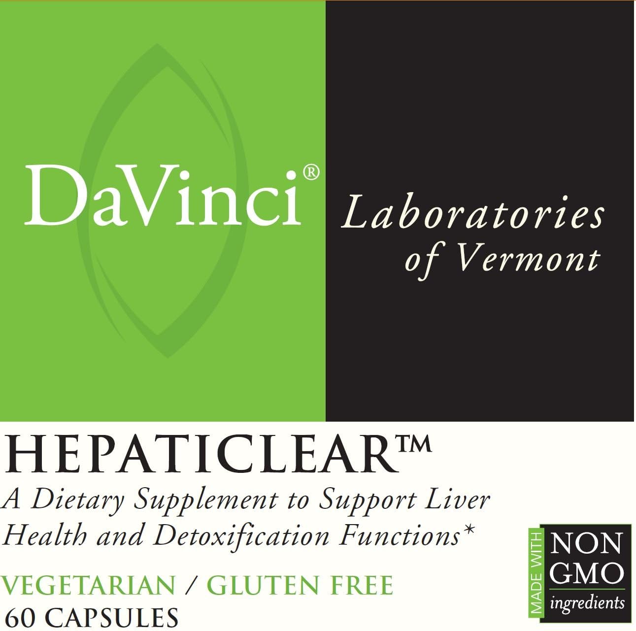 DaVinci Laboratorios de Vermont Hepaticlear, 60 unidades – Yaxa Colombia