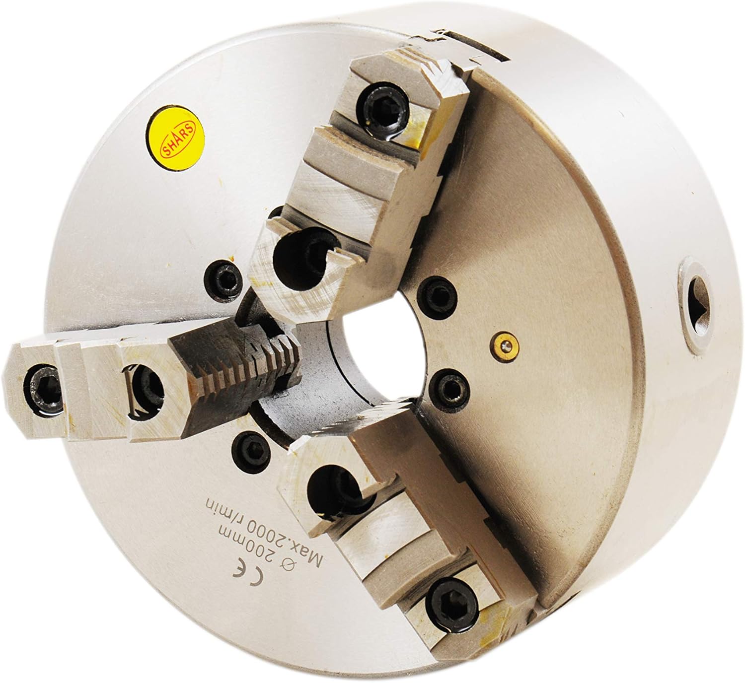 Shars 10" 3 Jaw Self Centering Lathe Chuck D1-8 0.0039" TIR Runout ...