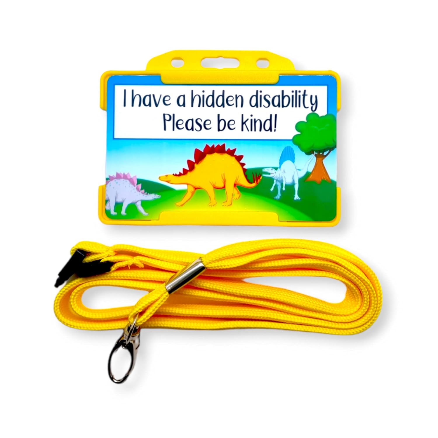 Hidden Disability Awareness Medical Card with Lanyard - Hidden ...