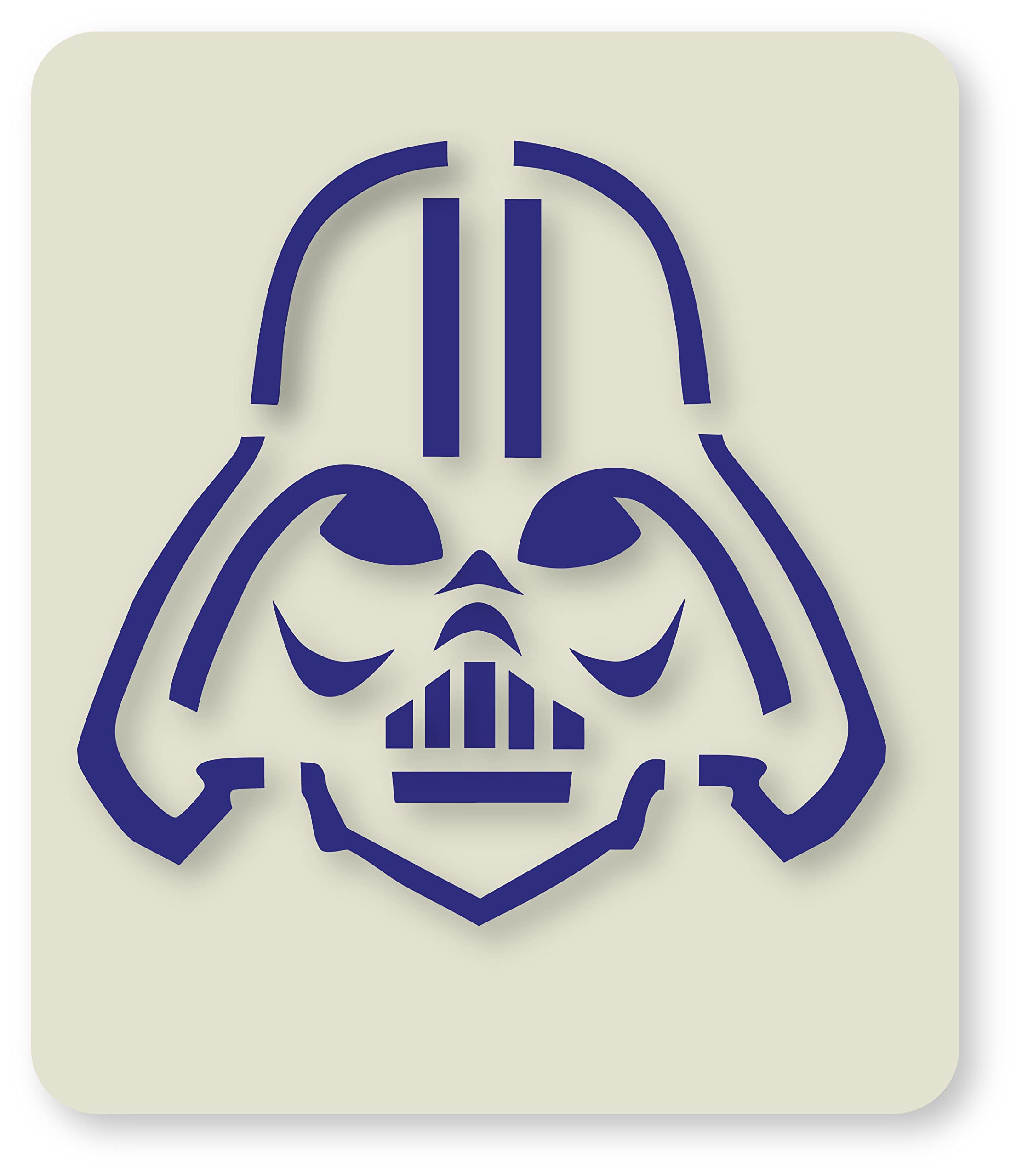 Darth Vader Face Stencil Darth Vader Stencil Etsy UK