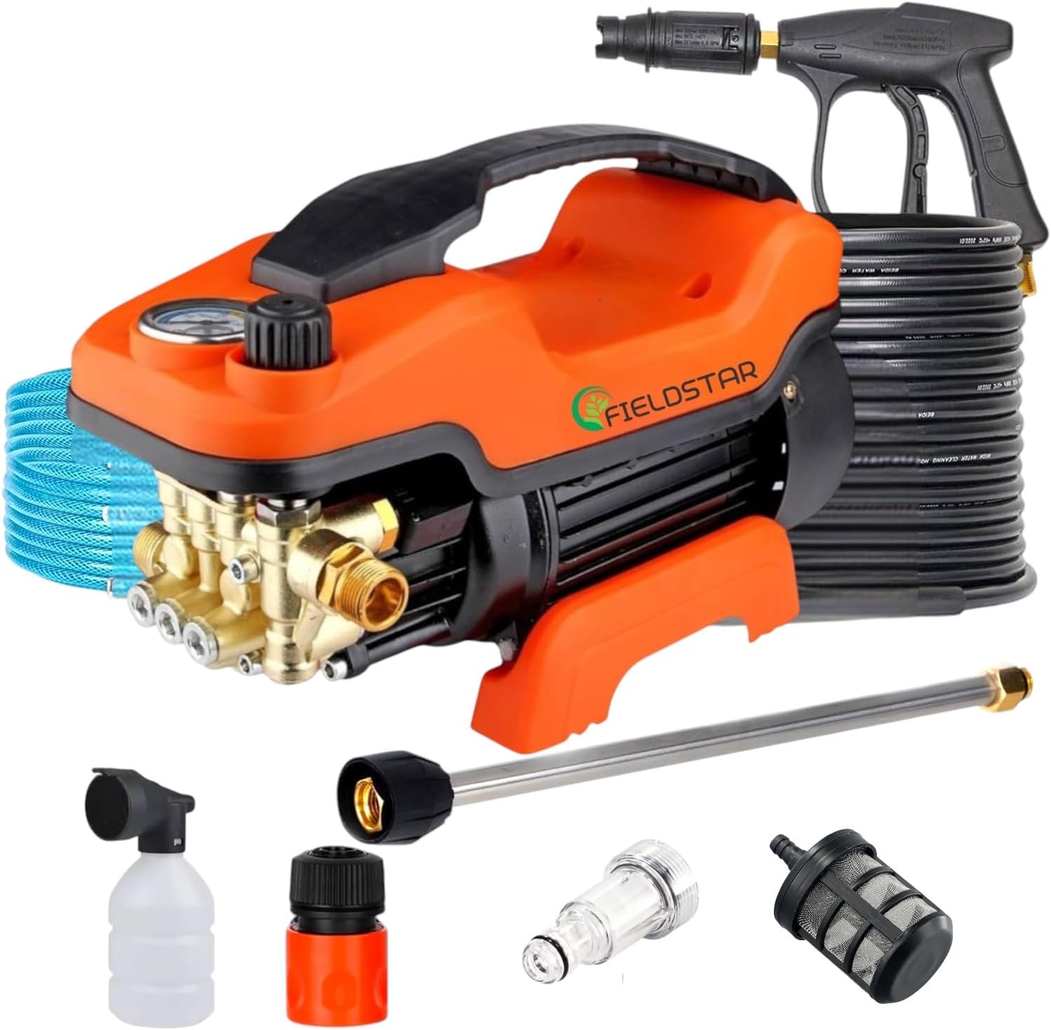Fieldstar High Pressure Washer, Car Washer, 1800 Watts Motor, 160 Bars ...