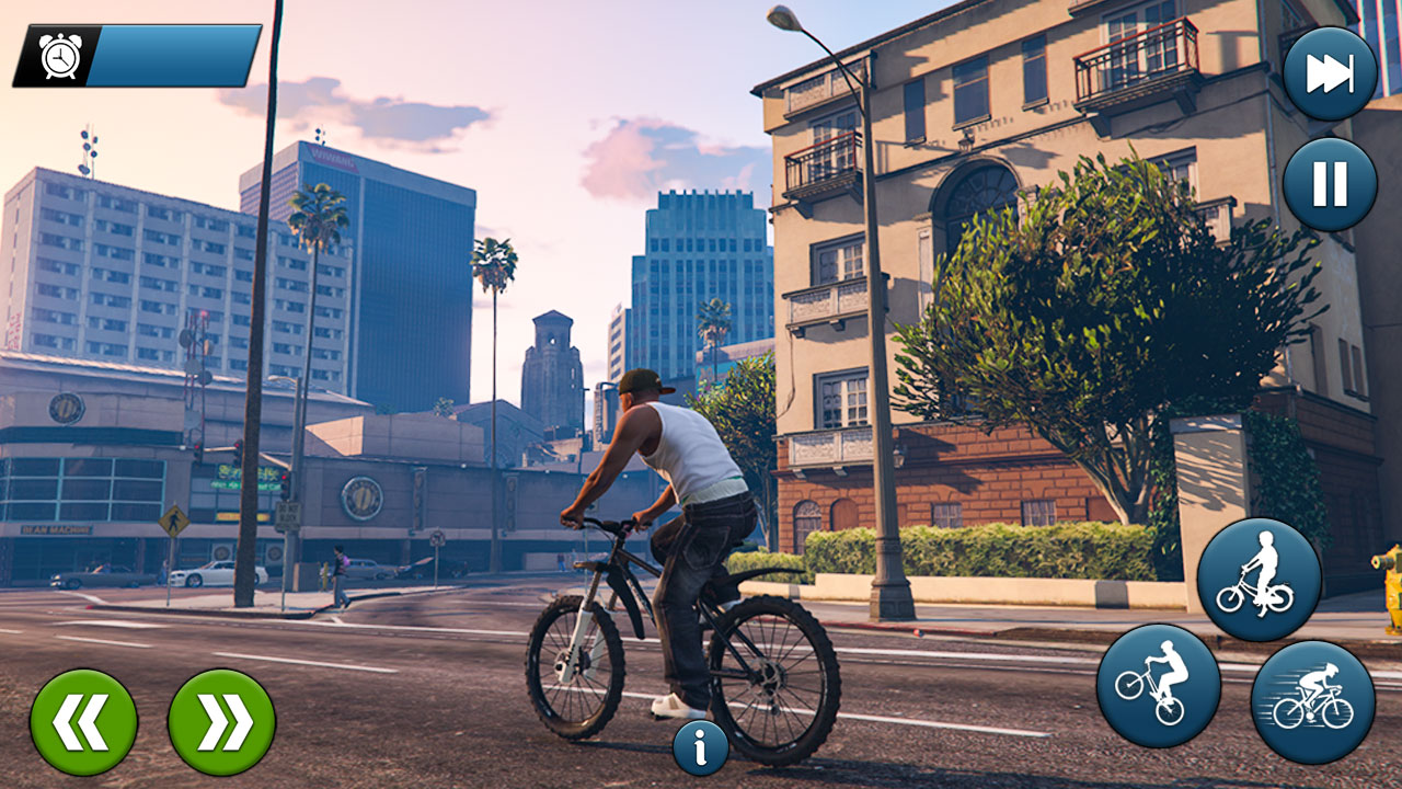 Open World Gangster Bicycle Racing Games Grand Dirt Bike Stunts - App ...