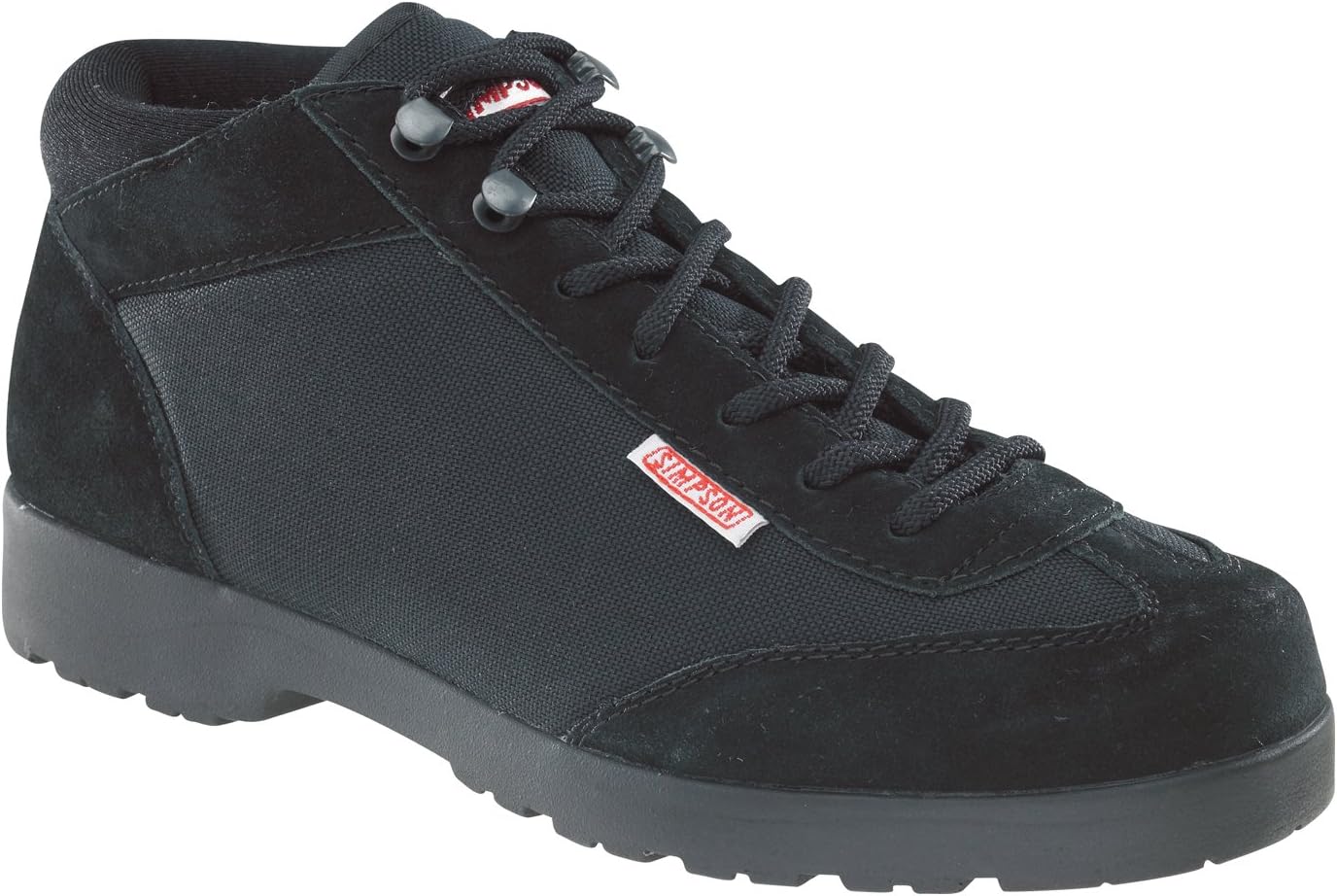 Amazon.com: Simpson Racing 56950BK The Crew Size 9-1/2 Black Shoe ...