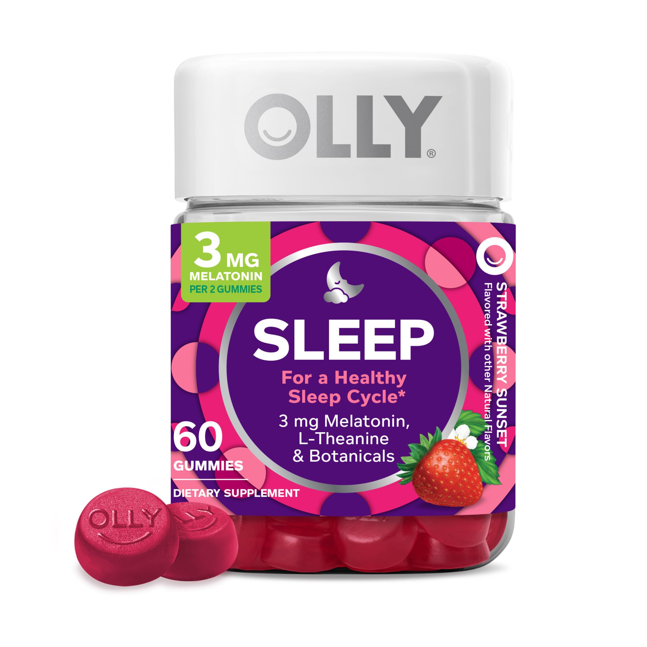 Snapklik.com : Sleep Gummy, 3 Mg Melatonin, L-Theanine, Chamomile ...