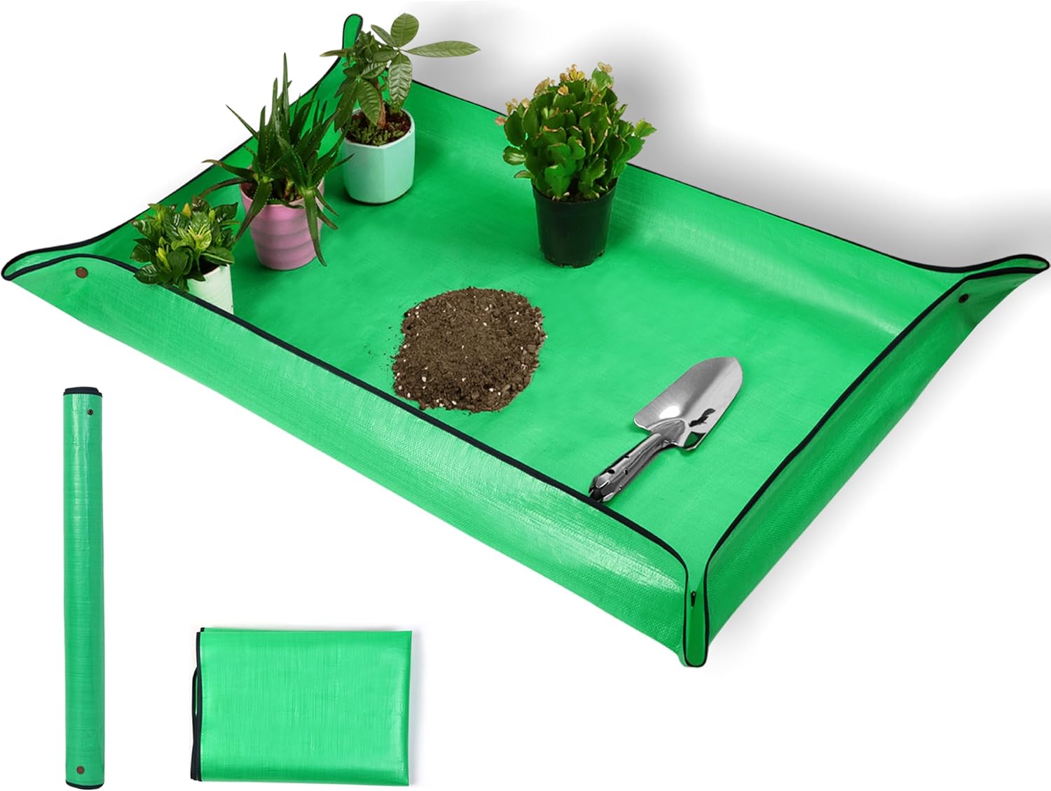Plant Repotting Mat,Extra Large Waterproof Potting Mat,Foldable Potting ...