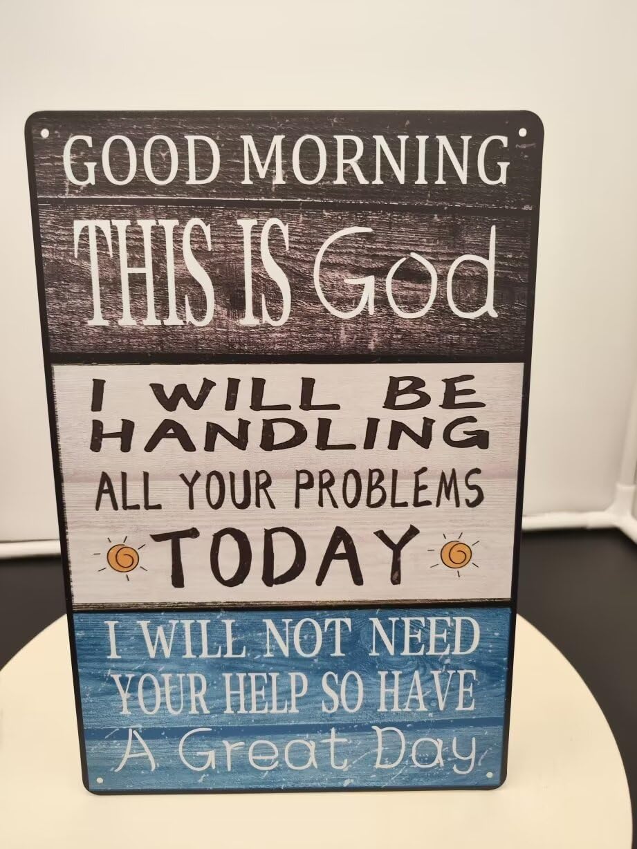 Amazon.com: Good Morning, This is God. I Will Be Handling All Your ...